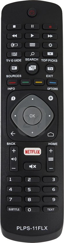 Vervangende afstandsbediening Philips Universeel met Netflix Knop | bol