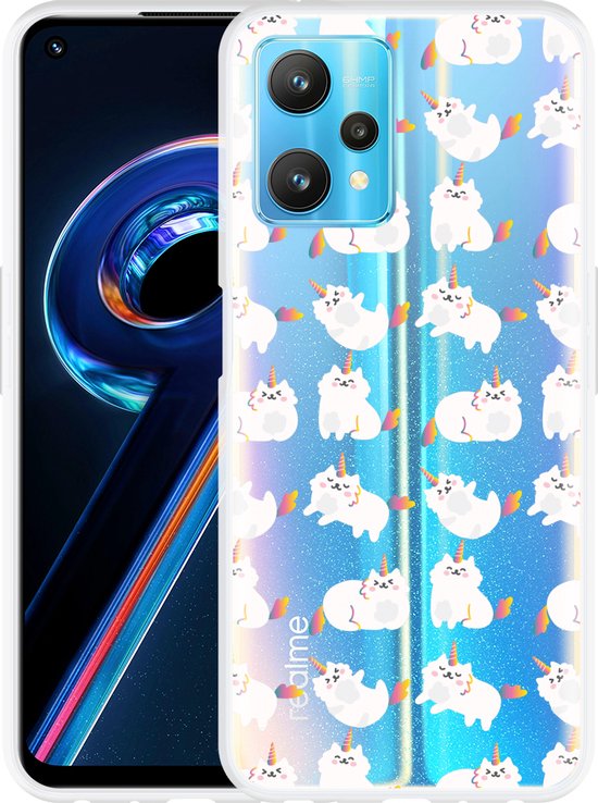 Realme 9 Pro Hoesje Unicorn Cat - Designed by Cazy | bol