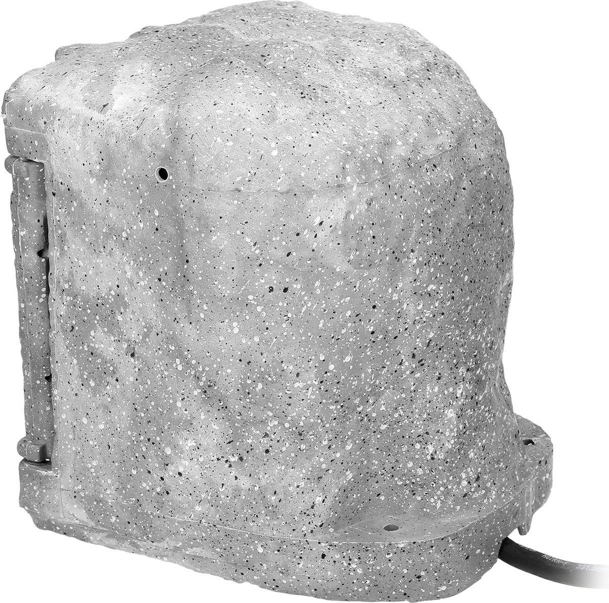 Tuincontactdoos "Steen" 4 stopcontacten 2P+Z, frans type ,rubberen ...