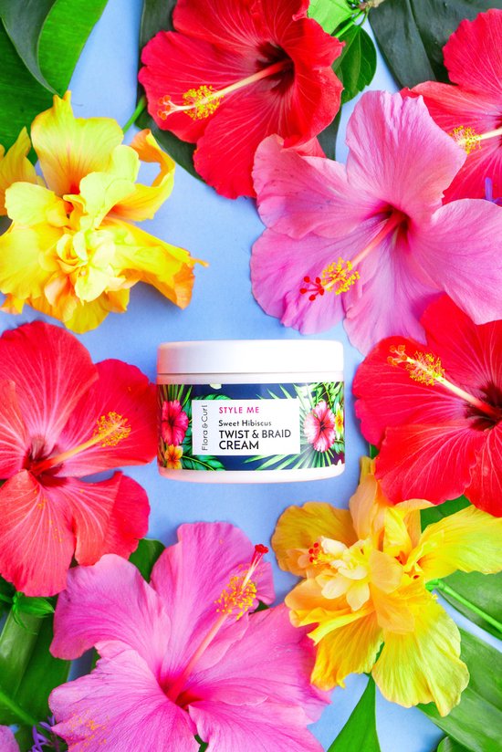 Flora & Curl Sweet Hibiscus Twist & Braid Cream 300ml. | bol.com