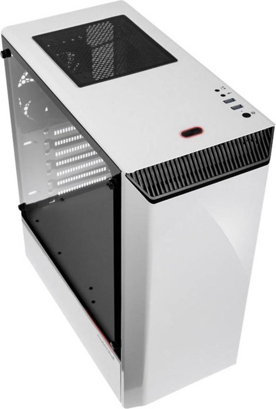 Phanteks Eclipse P300 Midi-tower PC-behuizing Wit 1 voorgeïnstalleerde ...