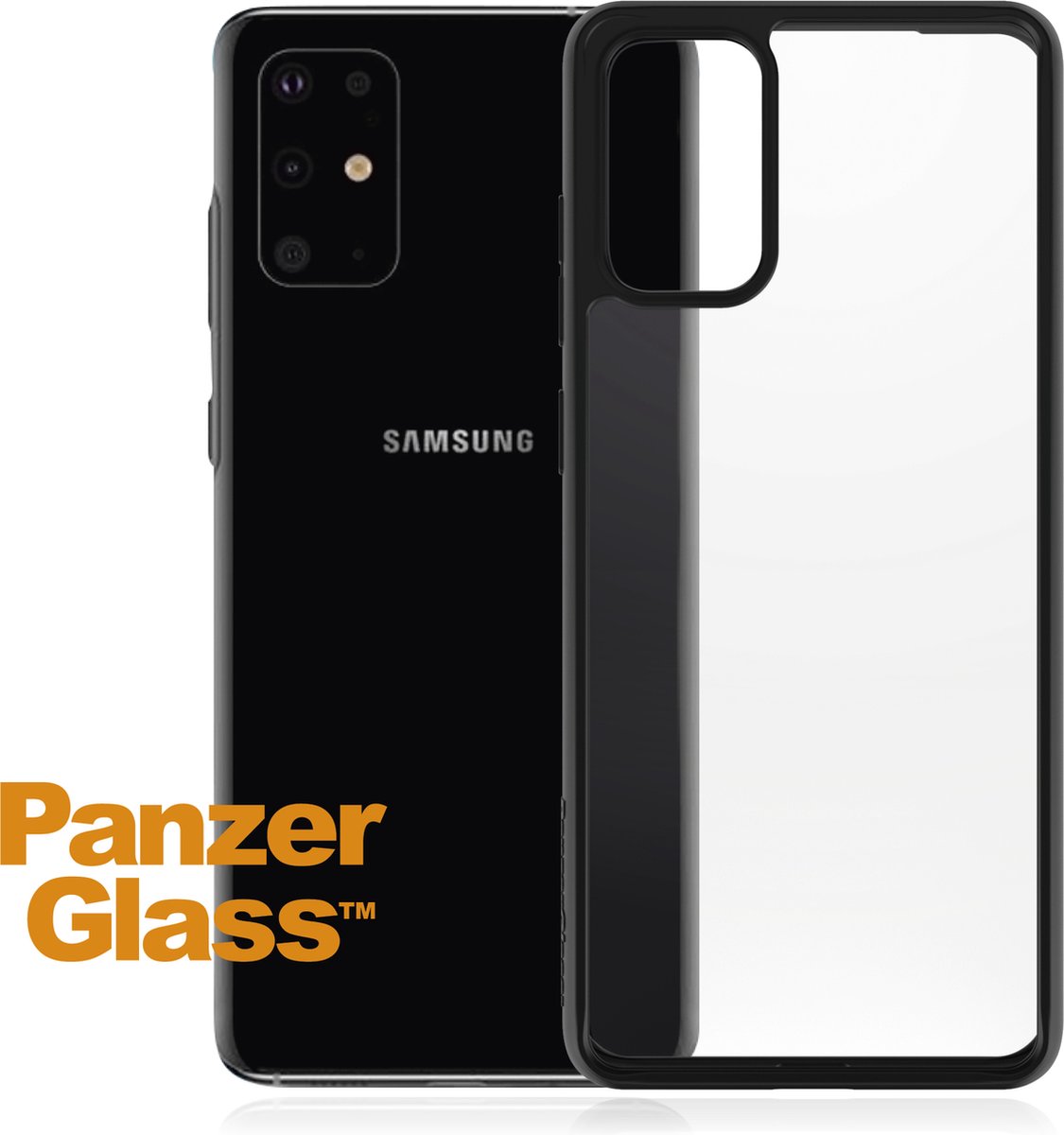PanzerGlass ClearCase Zwart for Samsung Galaxy S20 Plus | bol.com