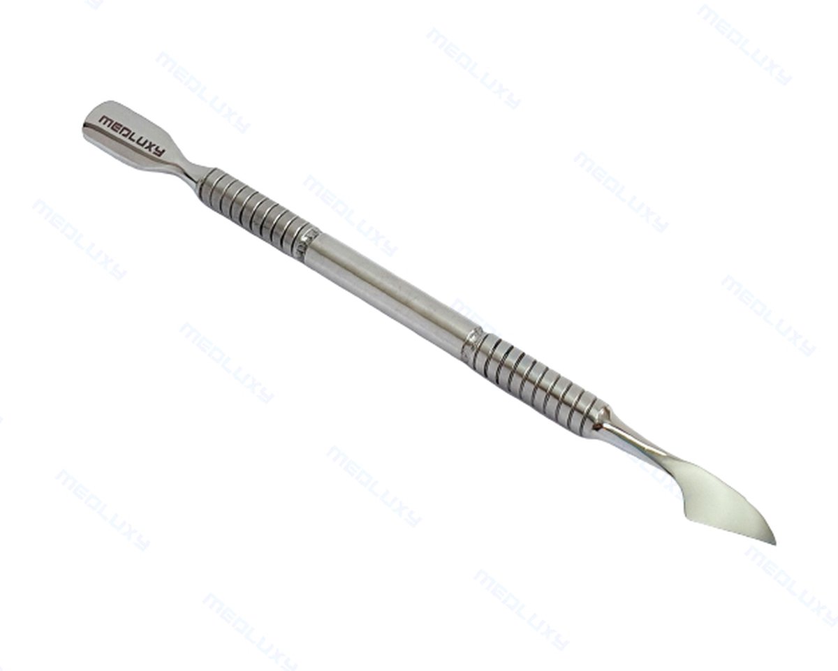 MEDLUXY Pro - Bokkenpoot en Nagelriemmesje (cuticle pusher & Cleaner ...