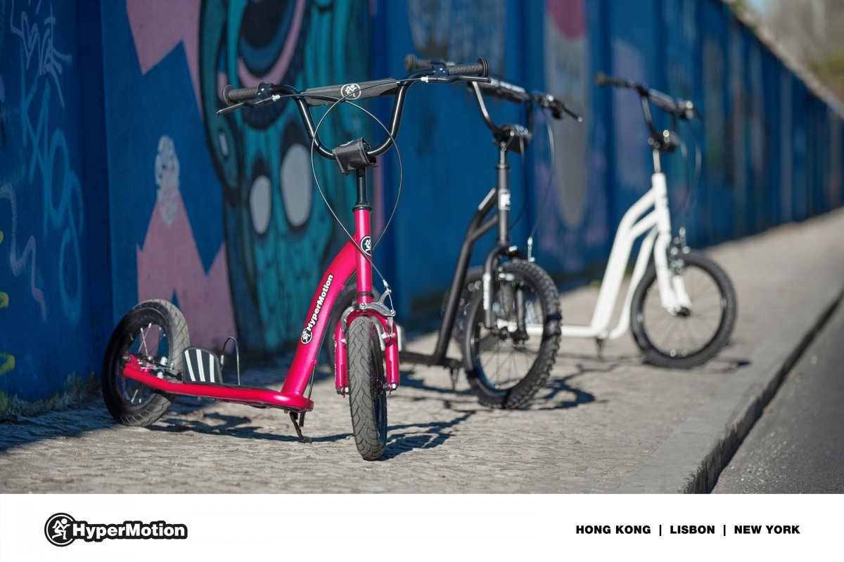 Step Volwassenen Grote Wielen Hypermotion RUBY fiets loopfiets scooter ...