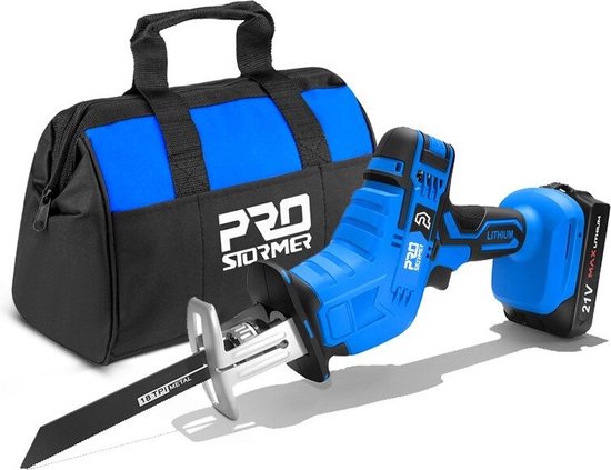 Amerce Reciprozaag – Op Accu - 3000 RPM - 220V - Inclusief 16 ...