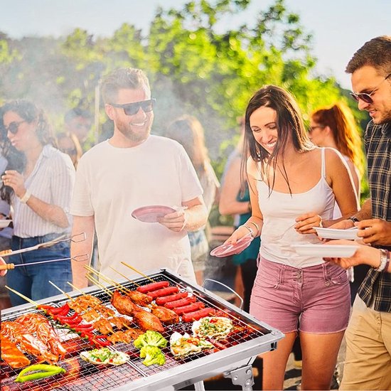 Uten - Houtskoolbarbecue - Opvouwbare Barbecue - houtskoolbarbecues - Draagbare... | bol.com