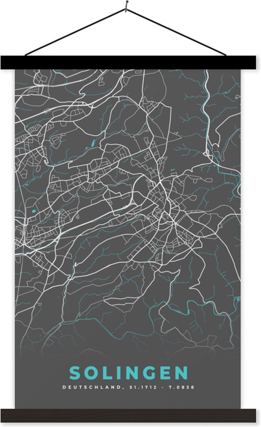 Posterhanger incl. Poster - Schoolplaat - Plattegrond – Solingen ...