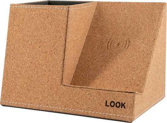 B8TA - Pen Holder - Wireless Charger - Kurk Design | bol.com