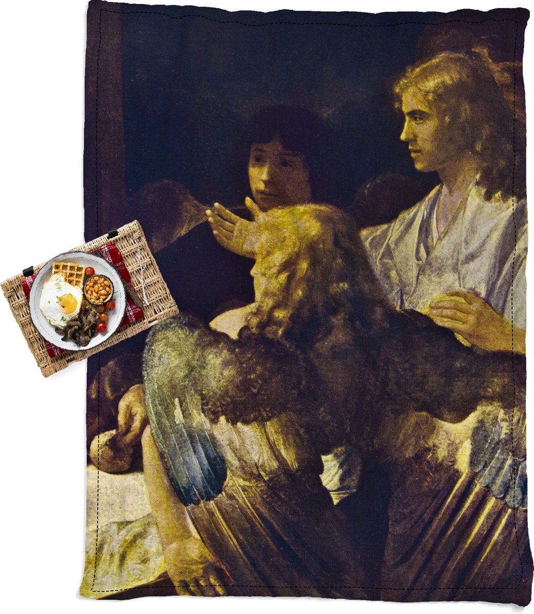 Picknickkleed - Buitenkleed - Abraham en de engelen - Rembrandt van ...
