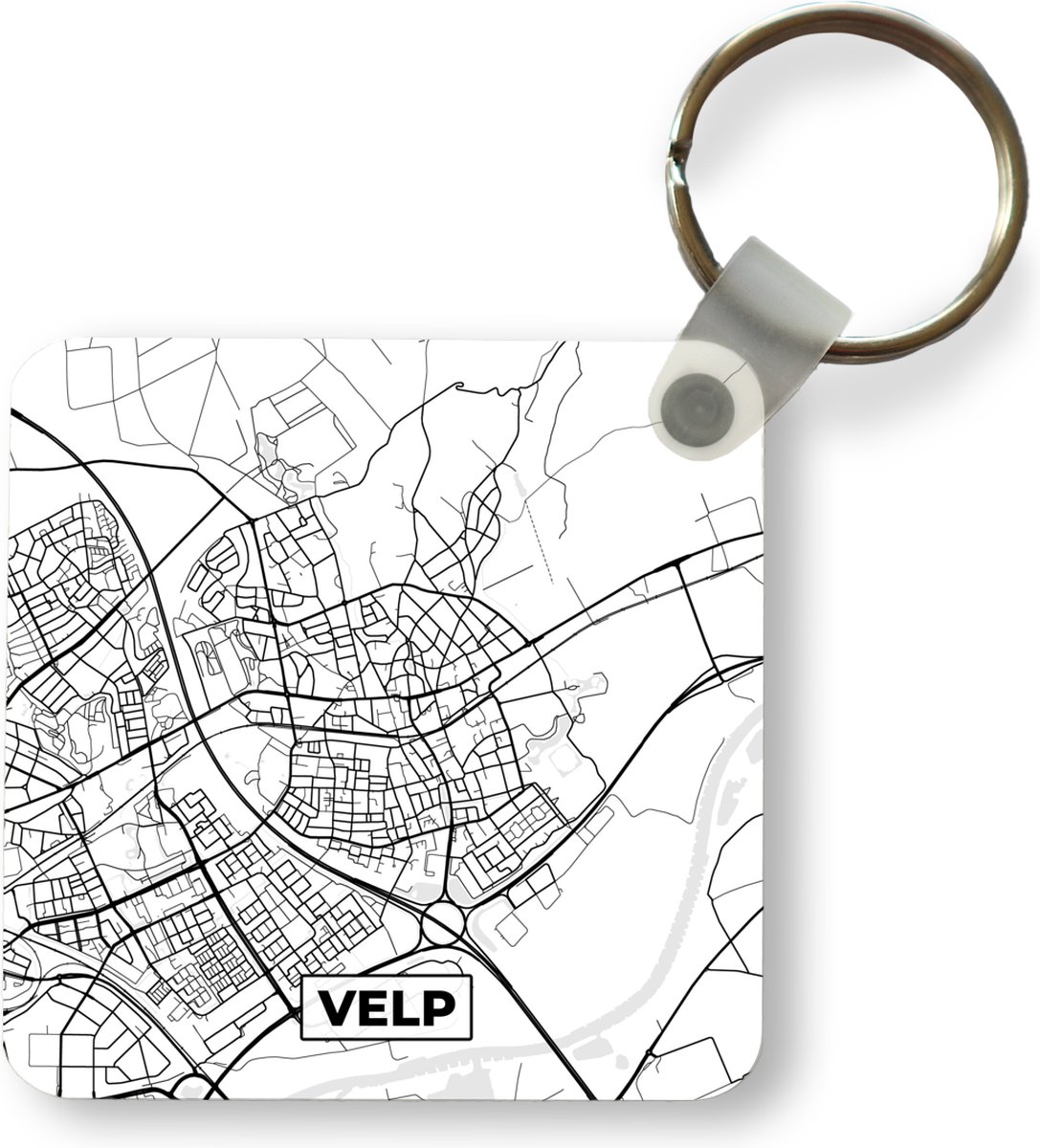 Sleutelhanger - Uitdeelcadeautjes - Plattegrond - Velp - Kaart ...