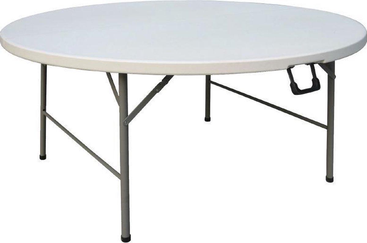 bol.com | Inklapbare ronde tafel | 153 cm | Stalen Frame