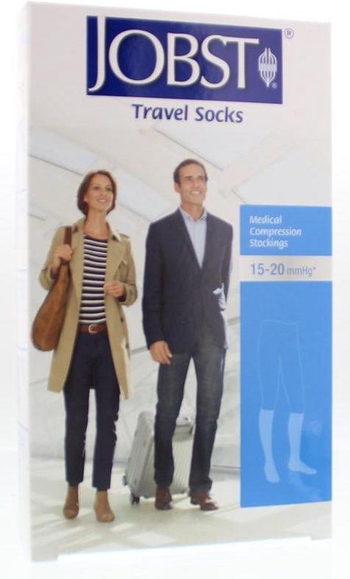 Jobst Travel socks zwart maat 3 (41-42) | bol.com