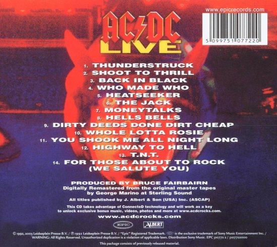 Live '92, AC/DC | Muziek | bol
