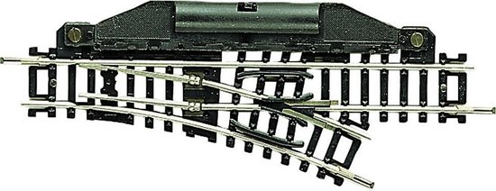 N Fleischmann rails (zonder ballastbed) 22251 Wissel, Elektrisch, Rechts 104.2 mm 24 °... | bol