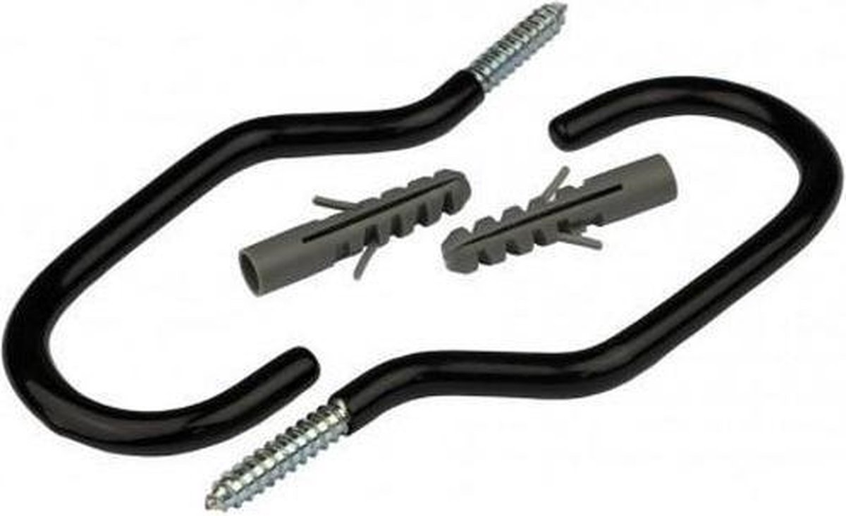 SUNNYWHEEL FIETS OPHANG HAKEN MUUR / PLAFOND ZWART SET 2 STUKS | bol