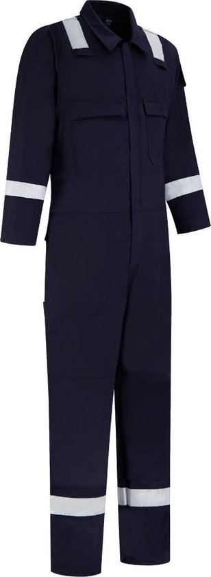Dapro Safety Roughneck Multinorm Zomer Overall - Maat 60 - Marineblauw ...