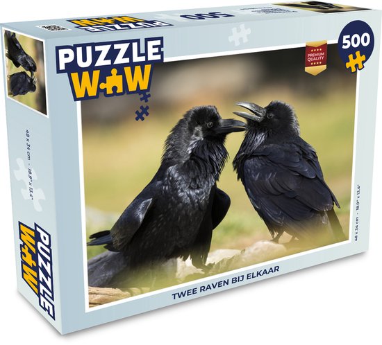 Puzzel Twee raven bij elkaar - Legpuzzel - Puzzel 500 stukjes | bol.com