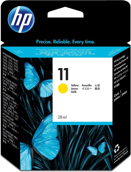 HP 11 Inktcartridge - Geel | bol.com