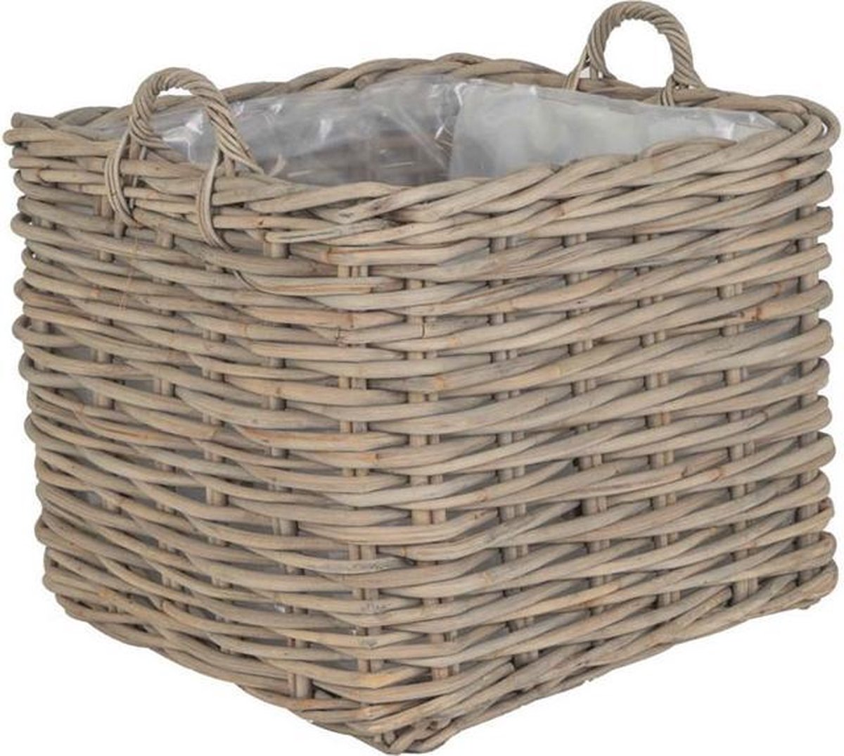Rotan Plantenmand Greywash - 42x42xH40 cm | bol.com