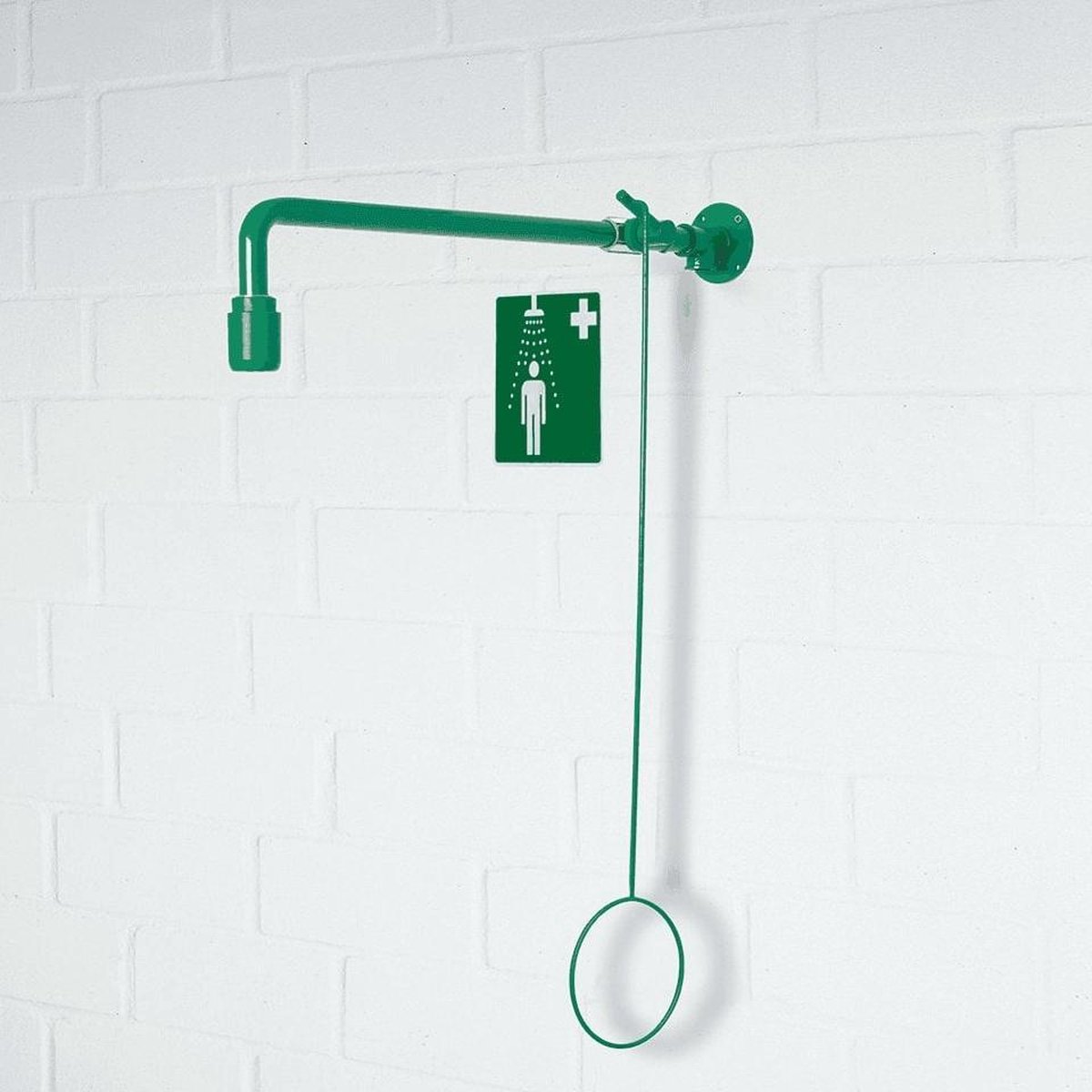 Bord 'Nooddouche', ISO 7010, evacuatiepictogram Kunststof | bol.com