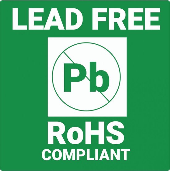 Sticker 'RoHS combinatie etiket' 25 meter op rol 25 x 25 mm | bol