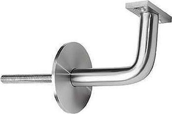 JNF Leuninghouder vlak zadel RVS ronde bocht | bol