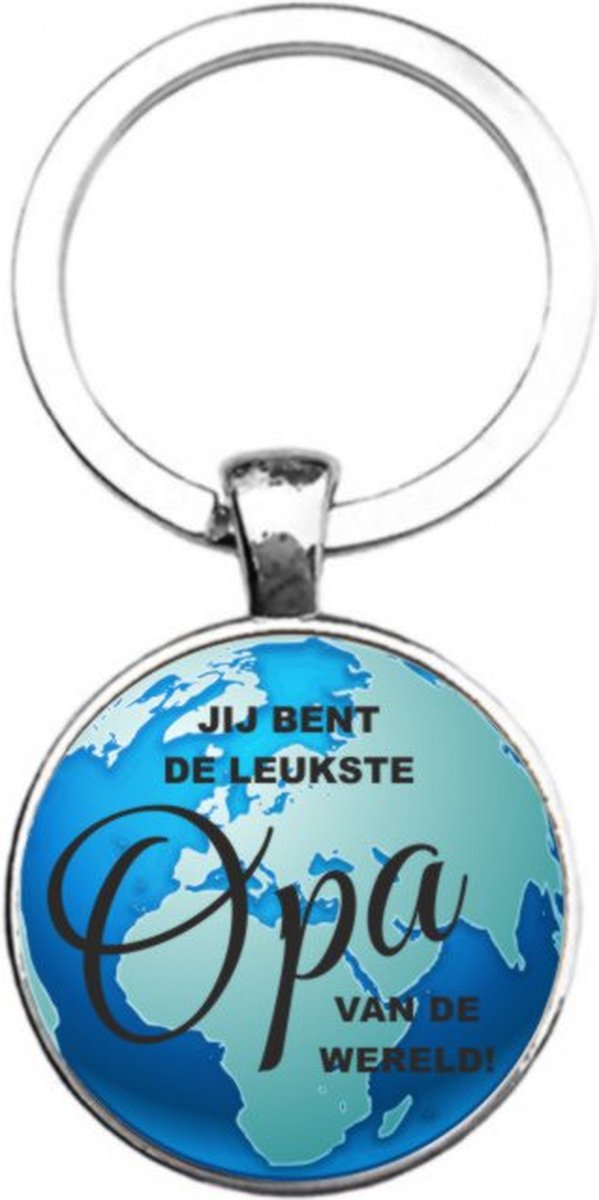 Sleutelhanger Glas - Leukste Opa Van De Wereld | bol.com