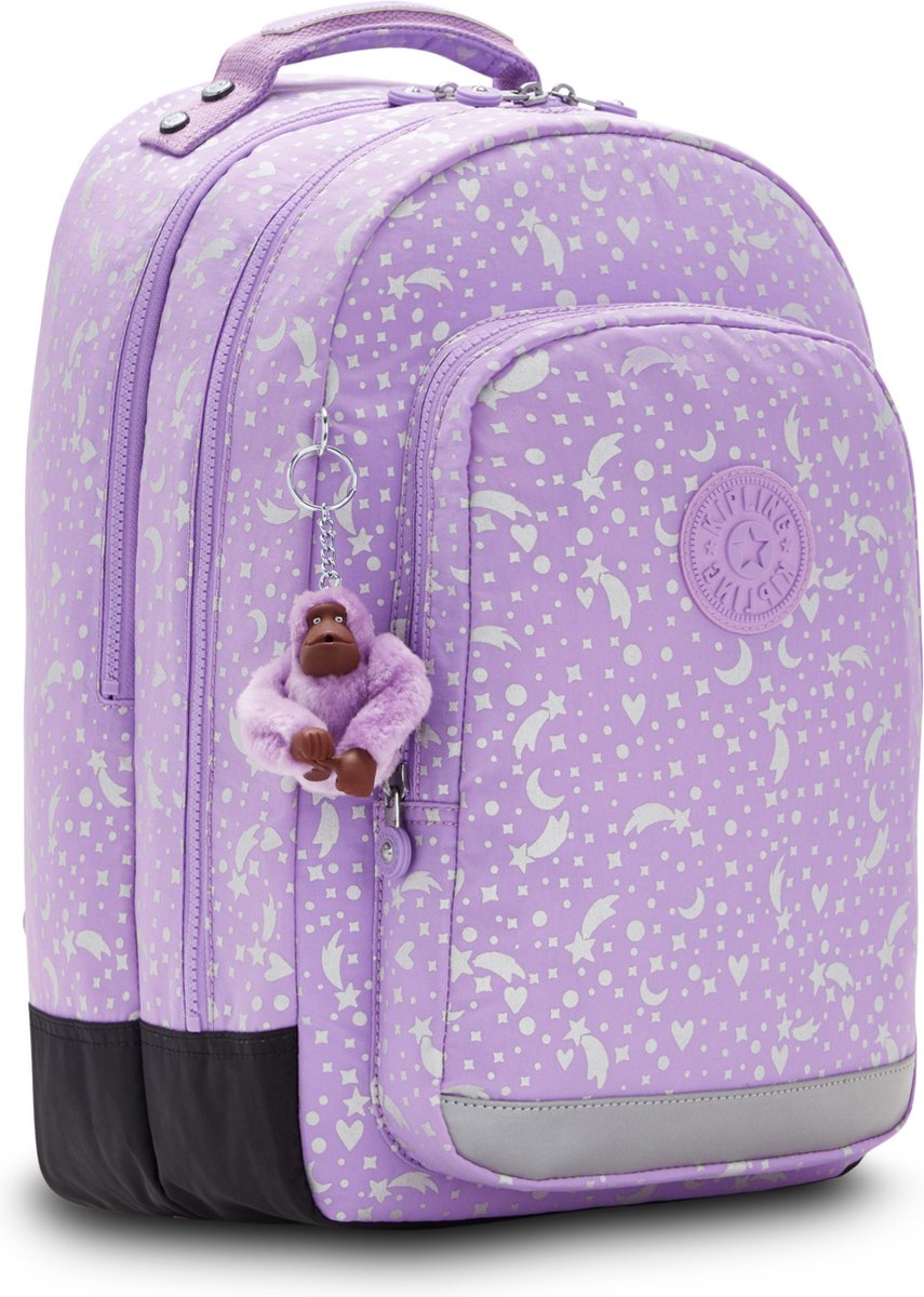 Kipling CLASS ROOM Unisex Rugzak - Galaxy Metallic | bol.com