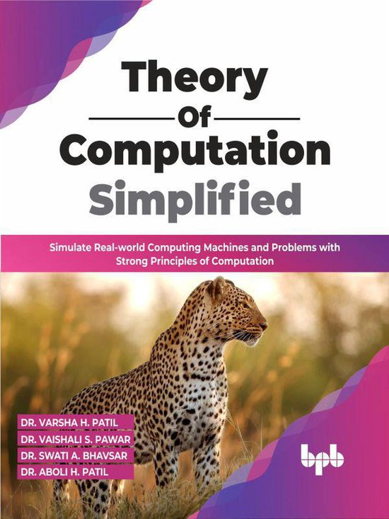 Theory of Computation Simplified | 9789355510648 | Dr. Varsha H. Patil Dr. Vaishali... | bol.com