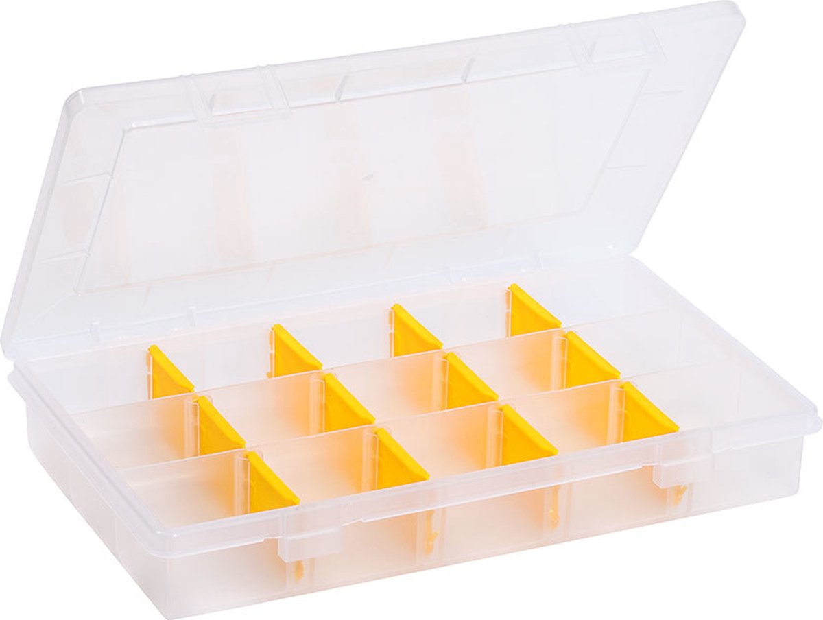 Allit Sorteerbakken (large) met uitneembare verdelers - Geel ...
