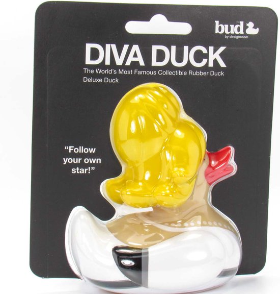 DELUXE DIVA DUCK van Bud Duck: Mooiste Design badeend ter Wereld | bol
