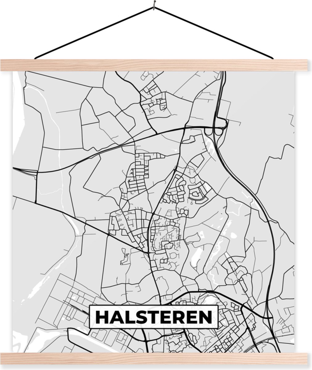 Posterhanger incl. Poster - Schoolplaat - Plattegrond - Halsteren ...