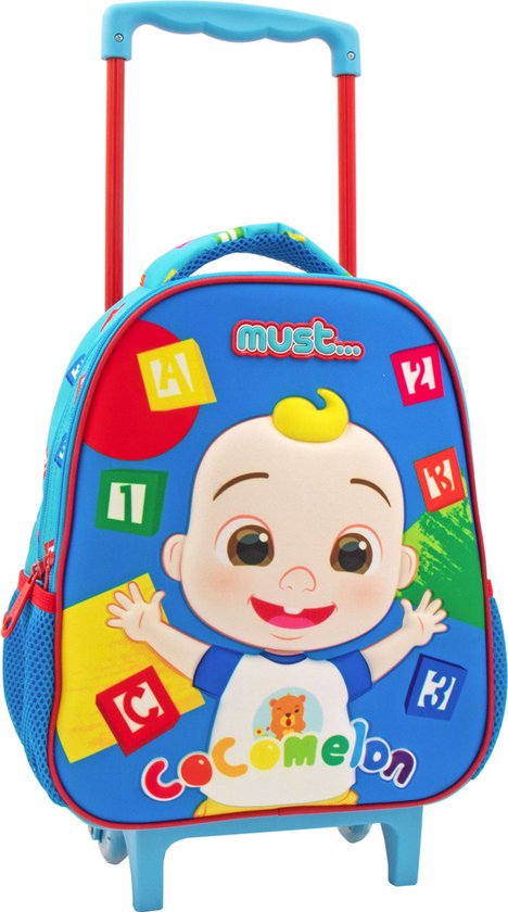 Coco Melon Rugzak Trolley - 31 x 27 x 10 cm - Polyester | bol