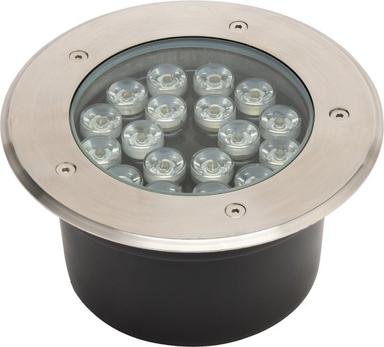 Spot de sol LED - Aruz - Encastré Rond - 18W - Etanche IP67 - Wit ...
