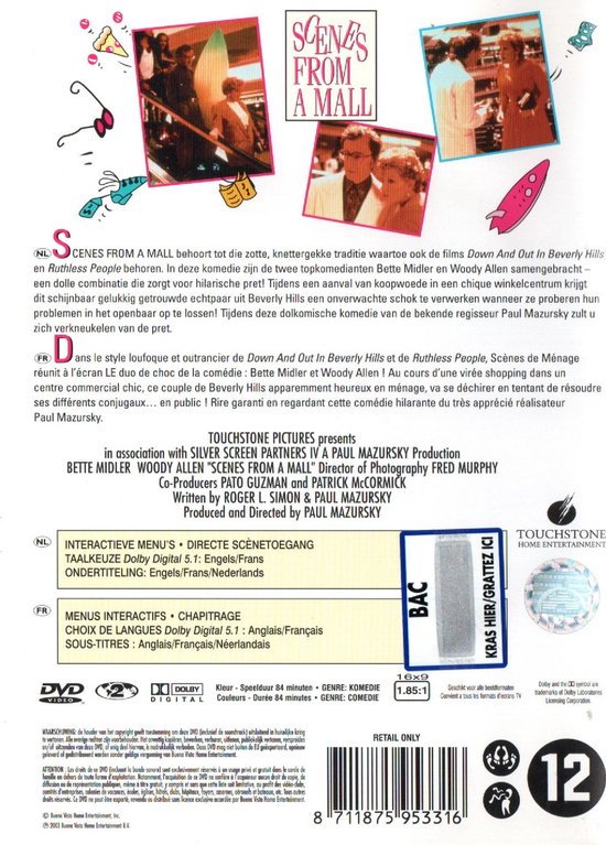 Scenes From A Mall (Dvd), Woody Allen | Dvd's | bol