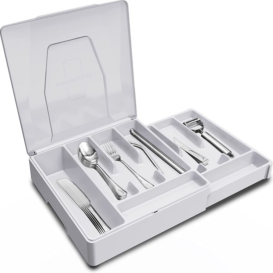 Bestekbak – luxe bestekcasette – bestek opslag voor laden – opbergen ...