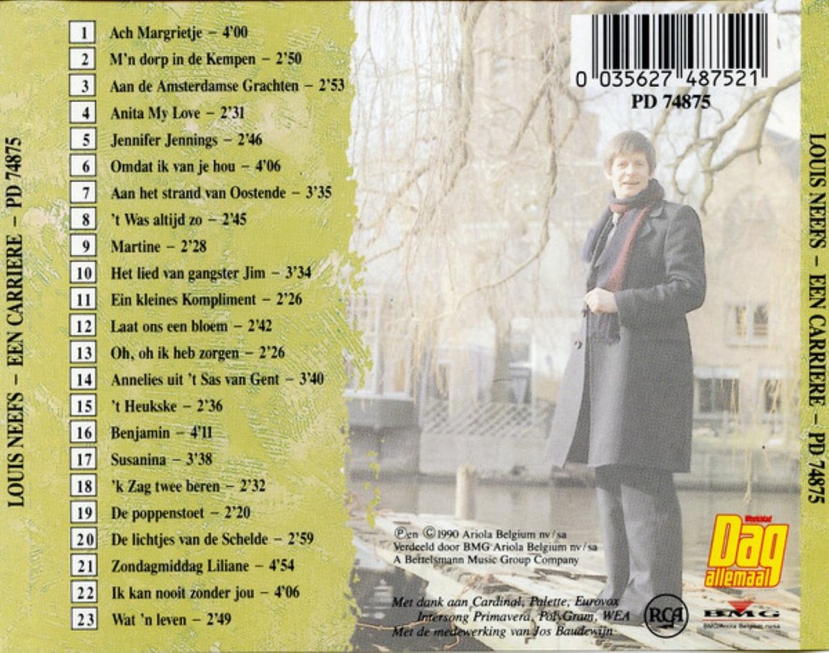 LOUIS NEEFS EEN CARRIERE, LOUIS NEEFS | CD (album) | Muziek | bol.com