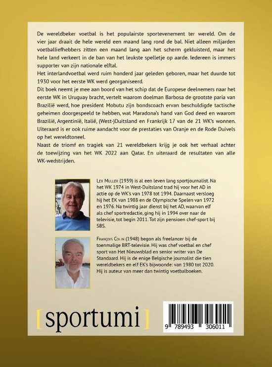 Het gouden boek van de wereldbeker, Francois Colin | 9789493306011 | Boeken | bol.com