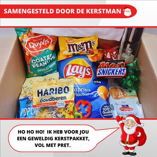 Kerstpakket – Feestpakket – Snacks – Relatiegeschenk - Kerst - Party ...