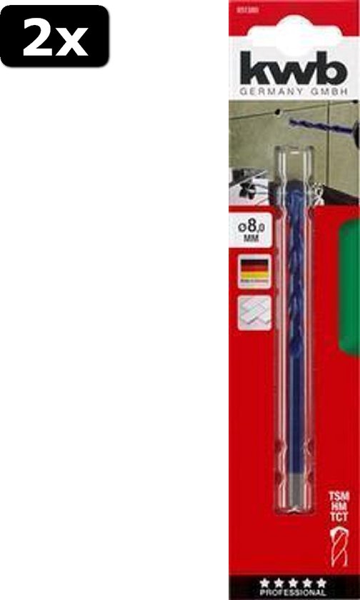 2x Steenboor 8 mm | bol