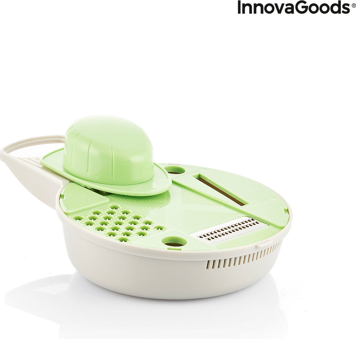 6 in 1 multifunctionele rasp-snijder met accessoires en recepten ...