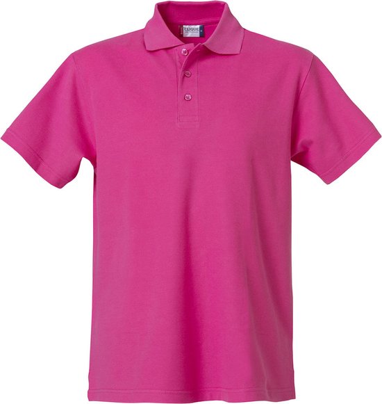 Clique Basic Polo 028230 - Helder kersen - XL | bol