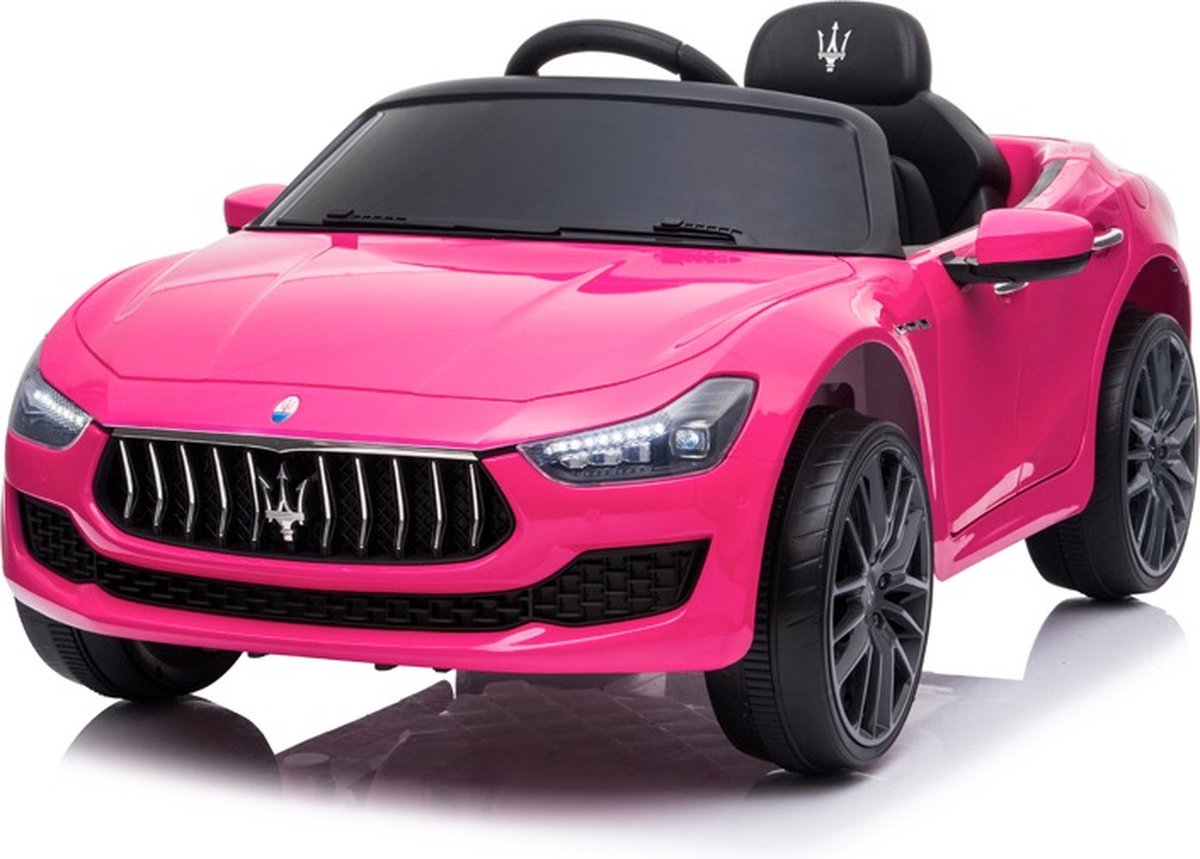Maserati Ghibl Elektrische Kinderauto - Roze Kinderauto - 12V - Afstand ...
