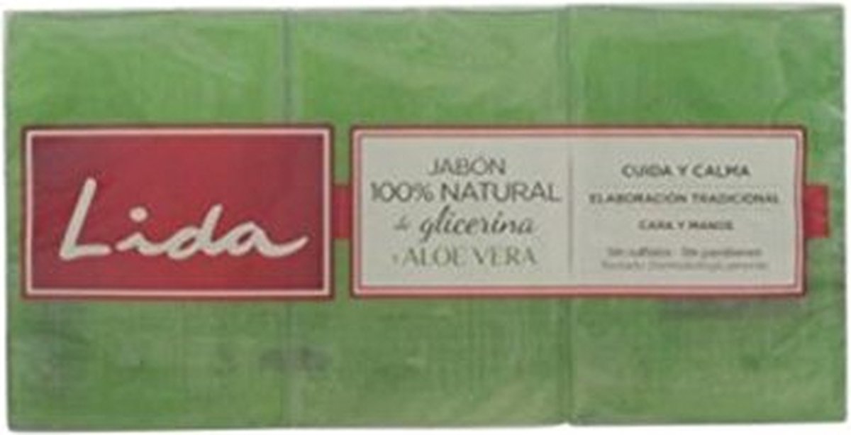 Lida Jabón 100% Natural Glicerina Y Aloe Vera Set | bol.com