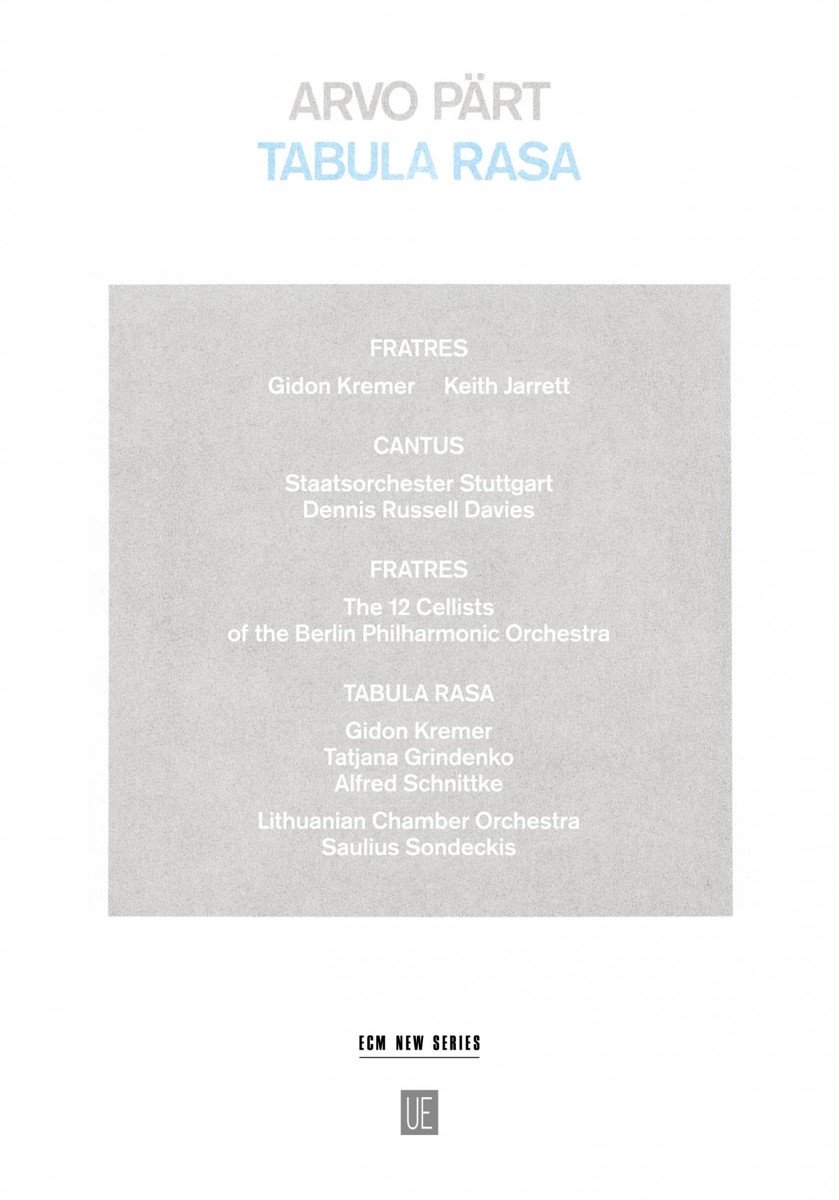 Arvo Pärt - Tabula Rasa (CD) (Deluxe Edition), Keith Jarrett | CD (album) | Muziek | bol.com