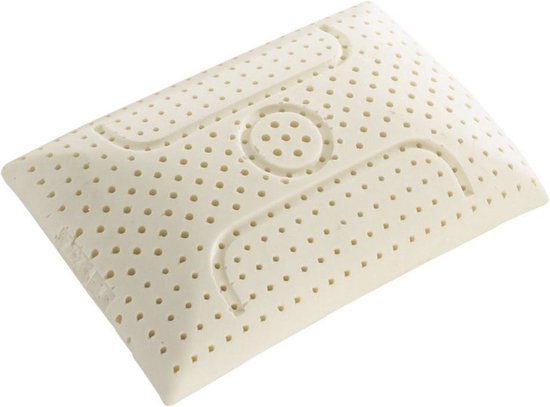 Innergetic Latex kussen - Wit White Polyester - RE798622 - 40 x 60 cm ...