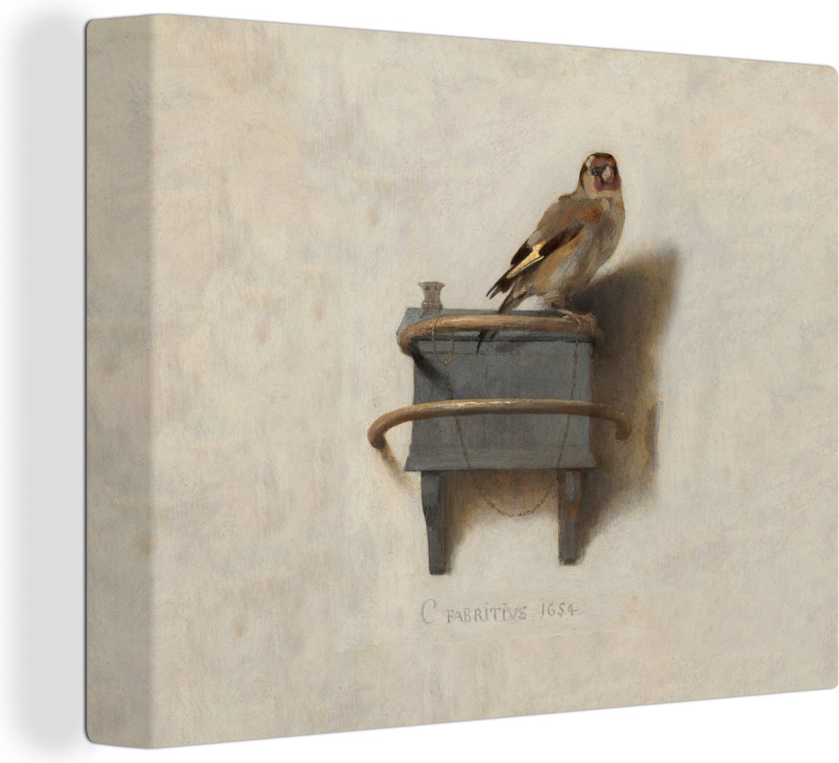 Canvas - Schilderij Het Puttertje - Schilderij - Fabricius - Oude ...