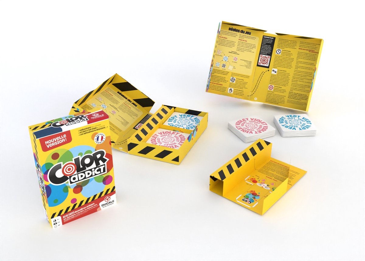 Ducale - Color Addict (FR) - Nouvelle Édition - Jeu de Cartes ...