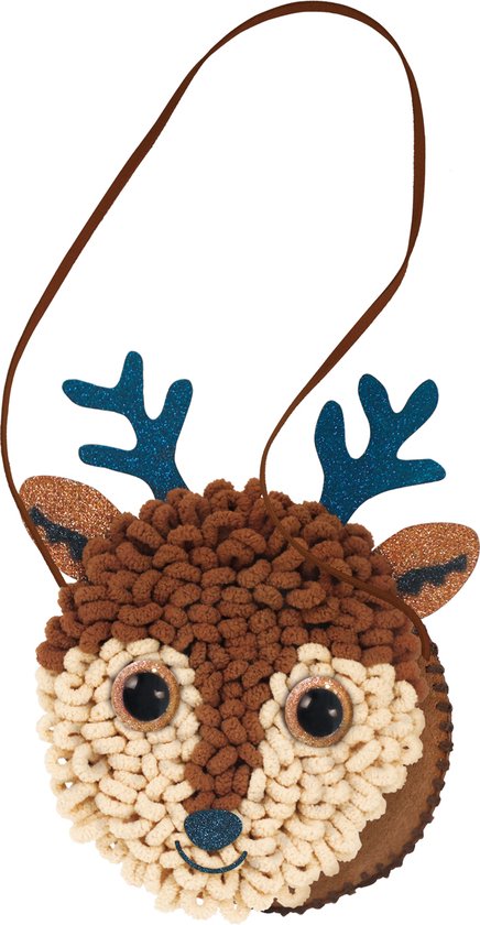 Avenir Loopie Fun Tasje: HERT 15x14.5cm, met schouderband 130cm, in ...