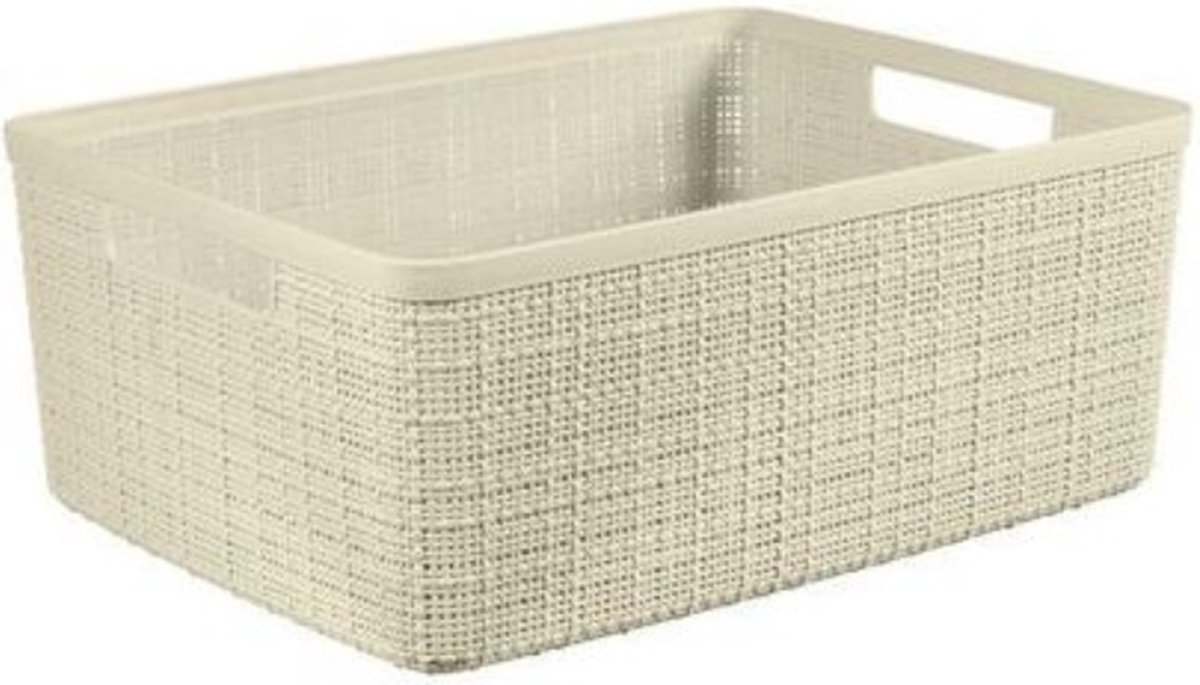 Curver Jute Opbergmand - M - 12L - Gebroken wit | bol.